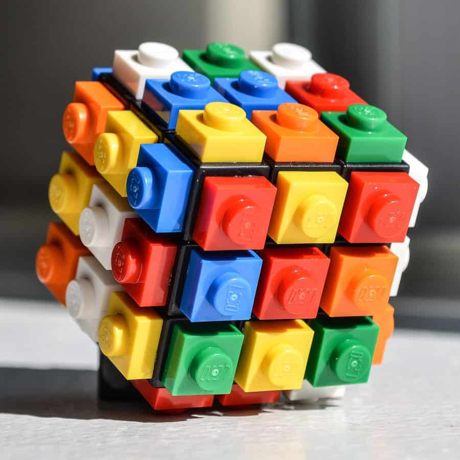 Lego Twisting Rubik s Puzzle Cube NoveltyStreet