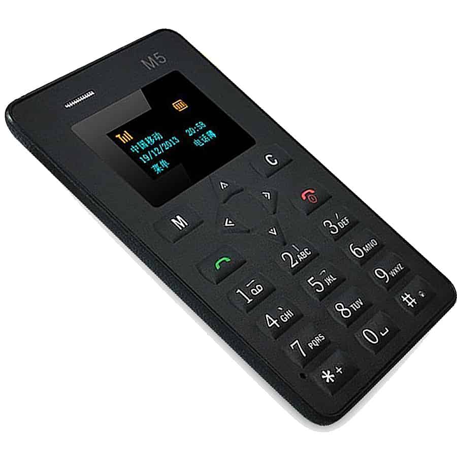 M5 Credit Card Sized Mobile Phone NoveltyStreet