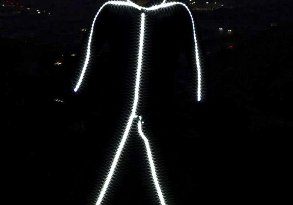 Glowy Zoey Adult Led Stickman Costume Noveltystreet