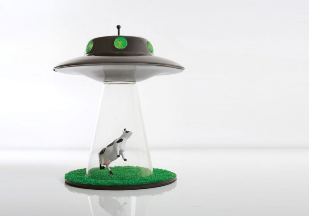 Alien Abduction Lamp Table